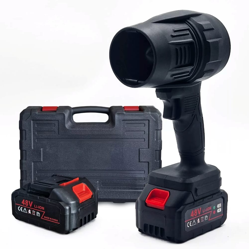 Soffiatore Elettrico 2 Batterie Portatili 48V 1050W Motore Jet — Fleuurs