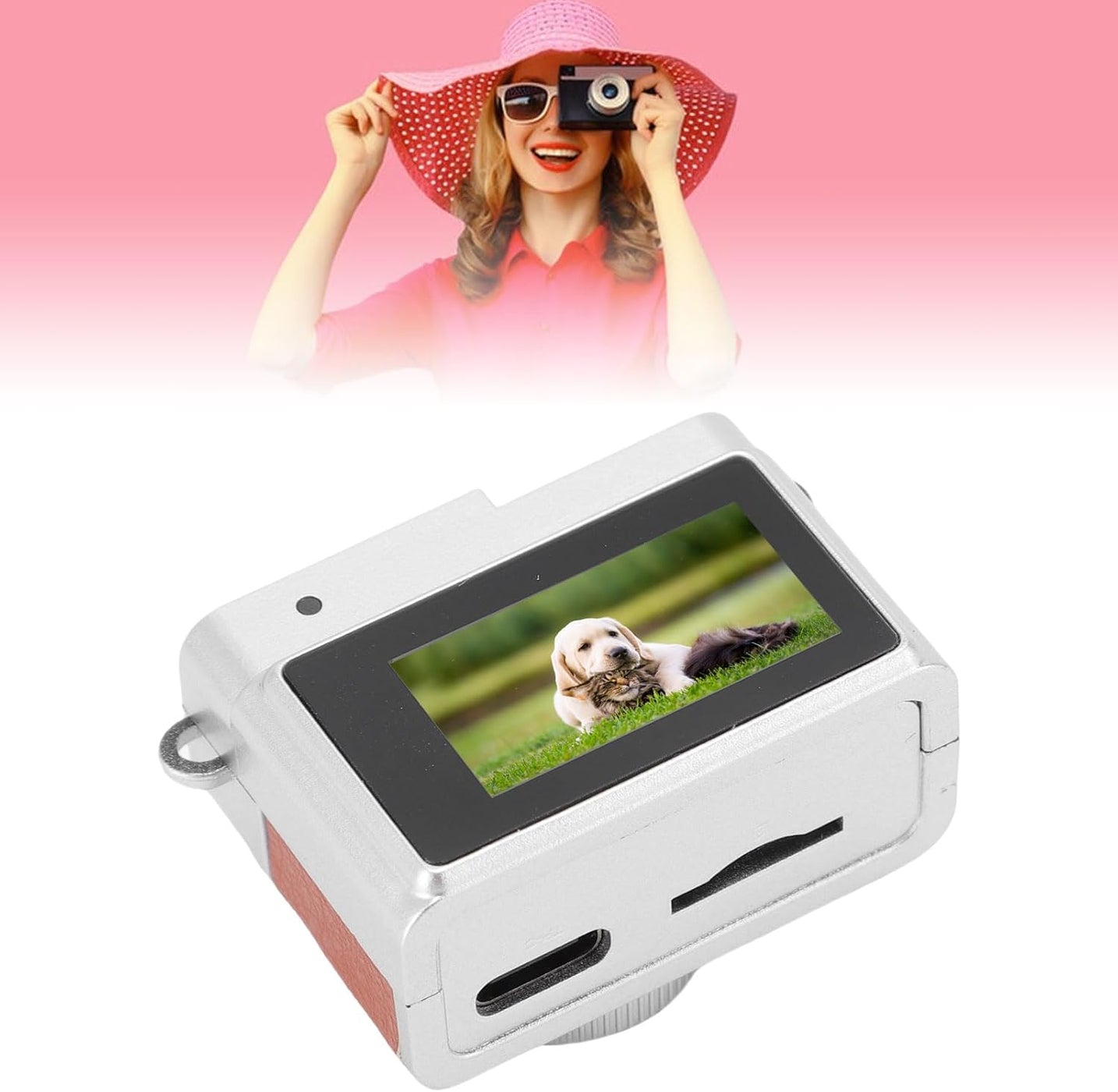 MiniCam Key Pro Mini Fotocamera Portachiavi 1080P Retrò Tascabile — Fleuurs